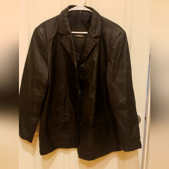 Outbrook | Jackets & Coats | Outbrook Black Leather Jacket | Poshmark